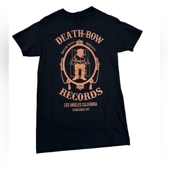 Death Row Records | Shirts | Nwt Death Row Records Mirror Chair Logo ...